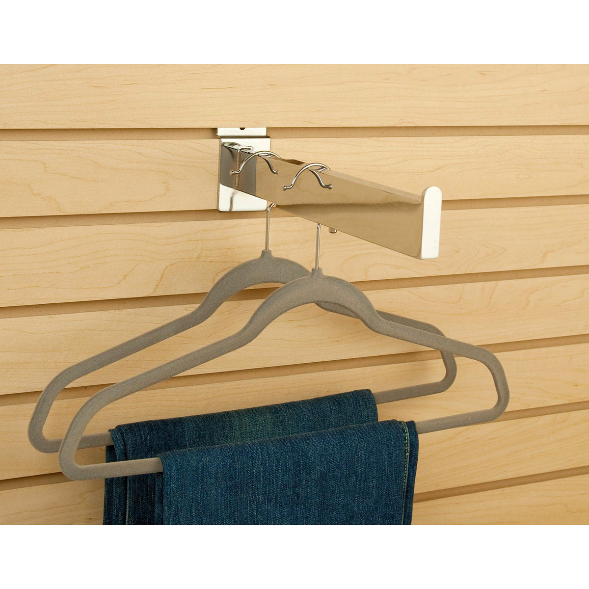 Versatile Slatwall Faceout with Rectangular Tube - Adjustable ...