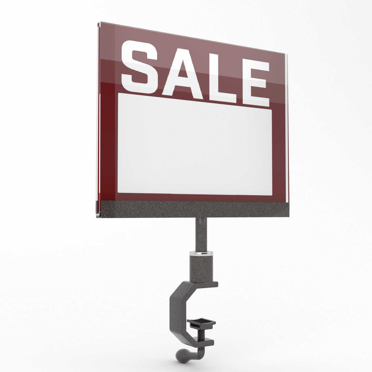 Pipeline Acrylic Sign Card Holder with Universal Clamp Attachment ...