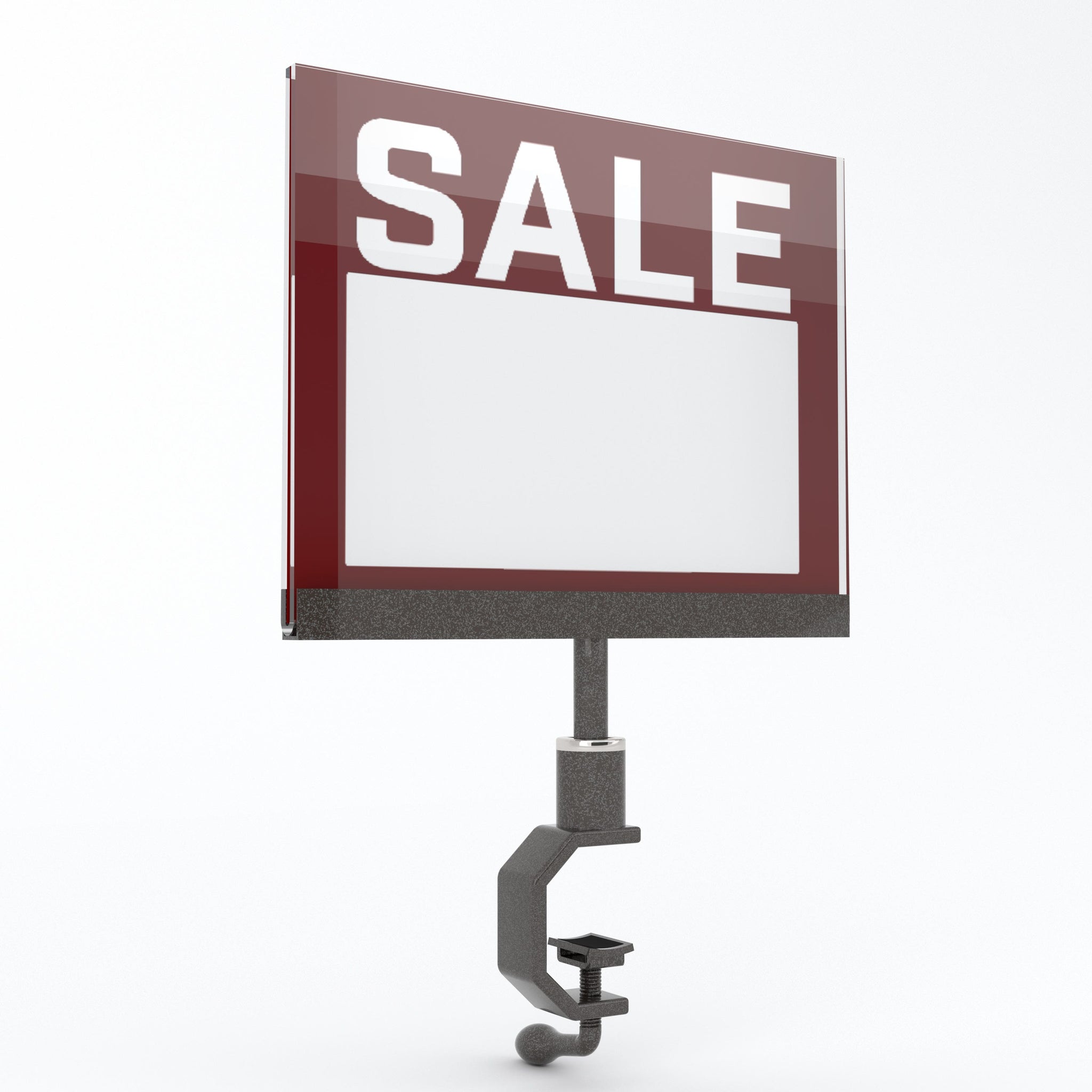 Pipeline Acrylic Sign Card Holder with Universal Clamp Attachment ...