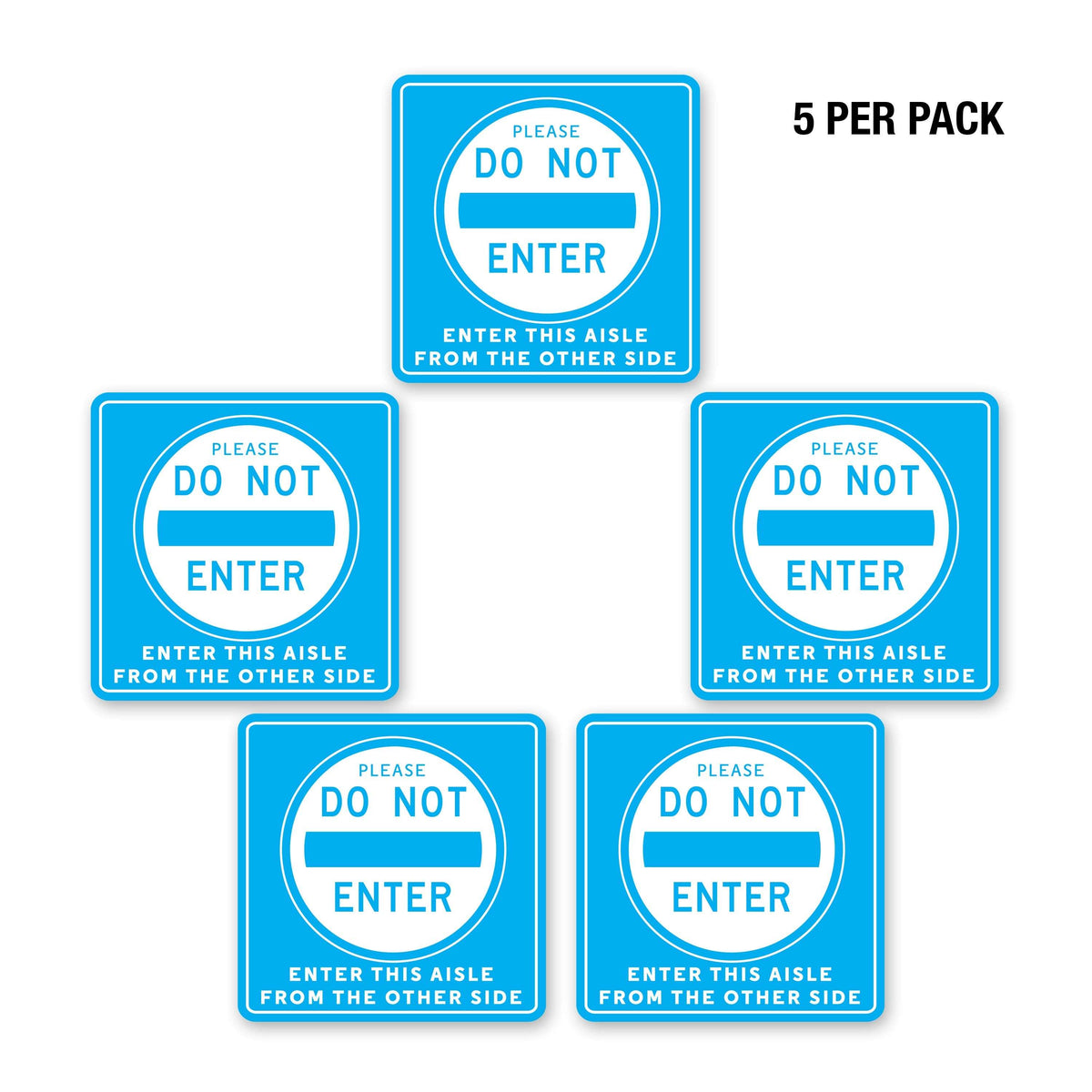 Ppe Floor Decal - Do Not Enter - Pack Of 5 – ExecuSystems