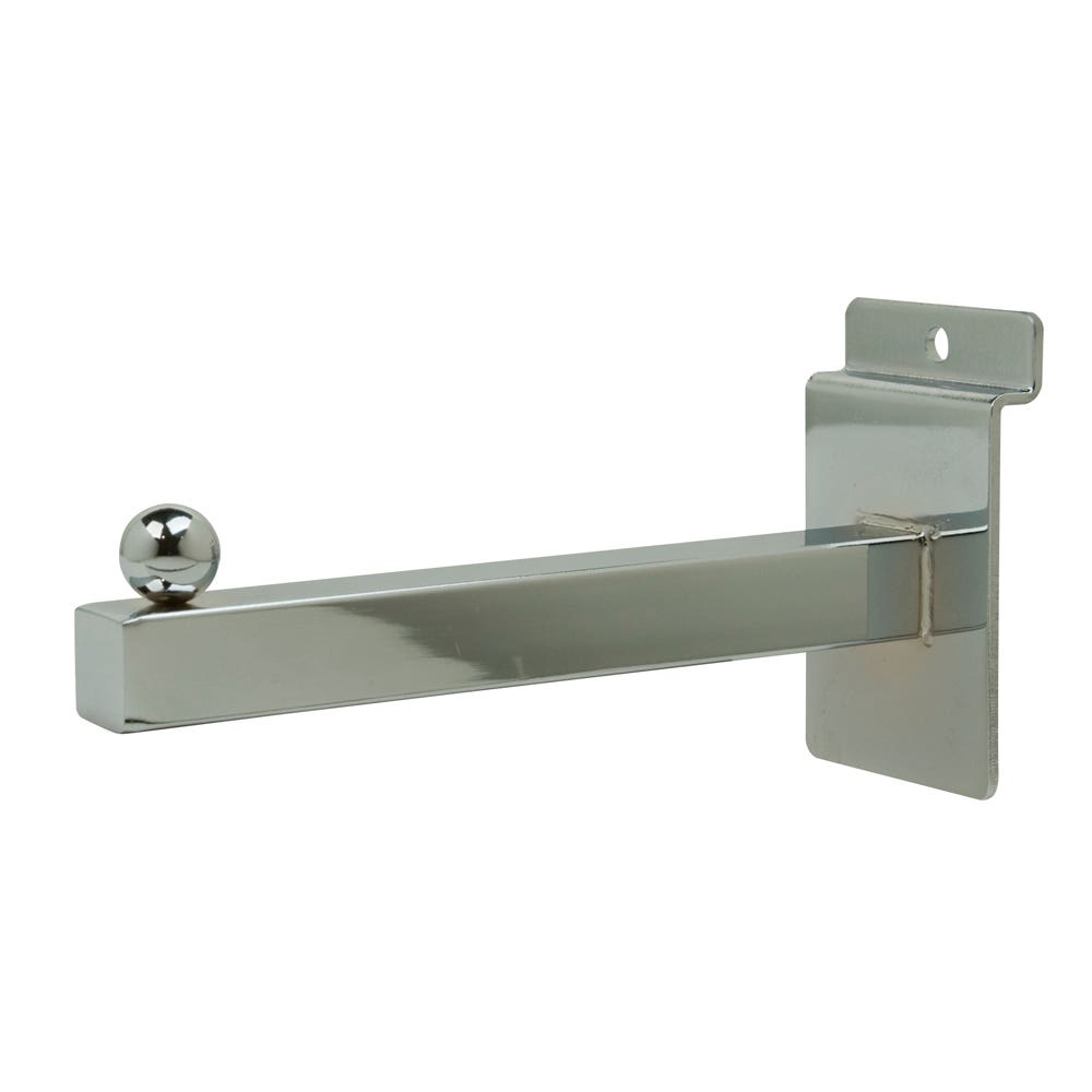 6 Inch Chrome Slatwall Faceout Square Tubing – ExecuSystems